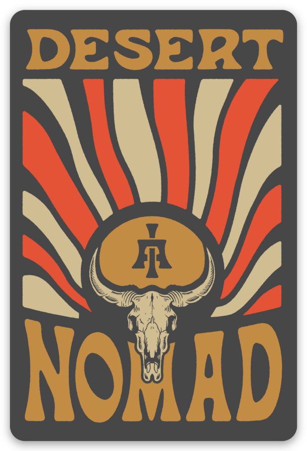 Desert Nomad Sticker – Iconic Arizona