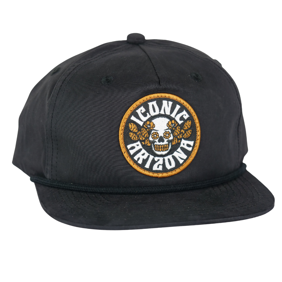 Skull and Desert Roses Rope Unstructured - Black – Iconic Arizona