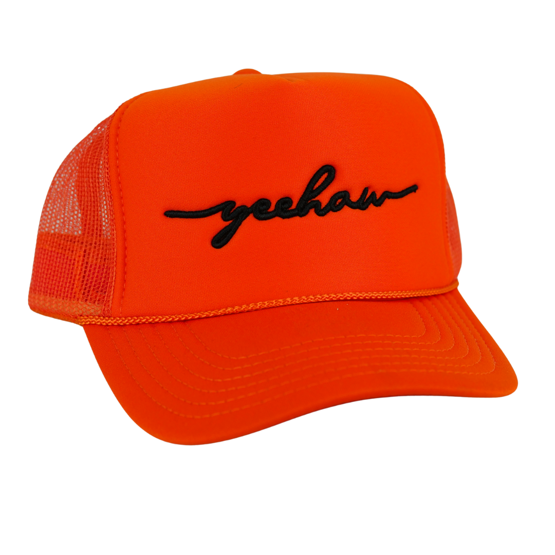Yeehaw Foamy Trucker - Blaze Orange – Iconic Arizona