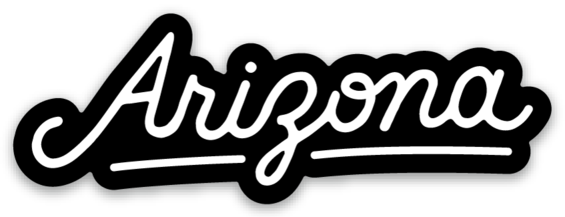 Arizona Script Sticker – Iconic Arizona