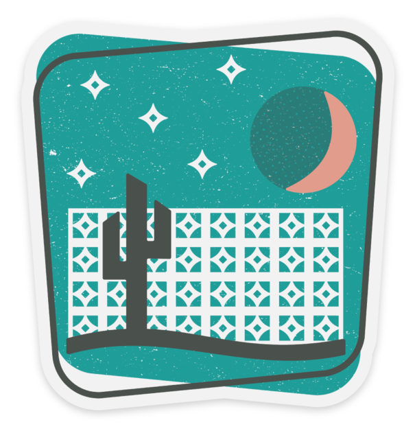Breeze Block Sticker – Iconic Arizona