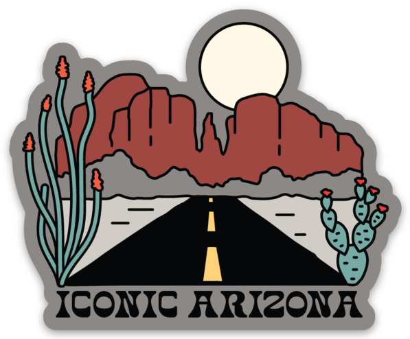 Cathedral Rock Sticker – Iconic Arizona