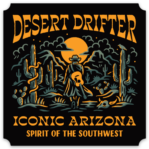 Desert Drifter Sticker – Iconic Arizona