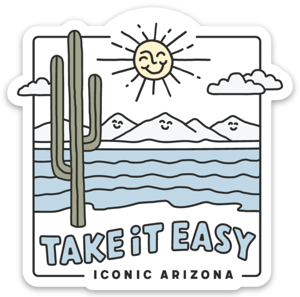 Take it Easy Sticker – Iconic Arizona