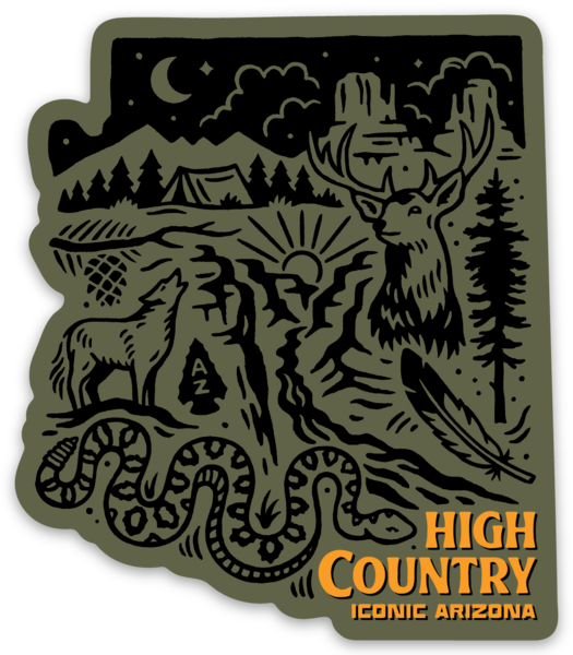 Up North Sticker – Iconic Arizona